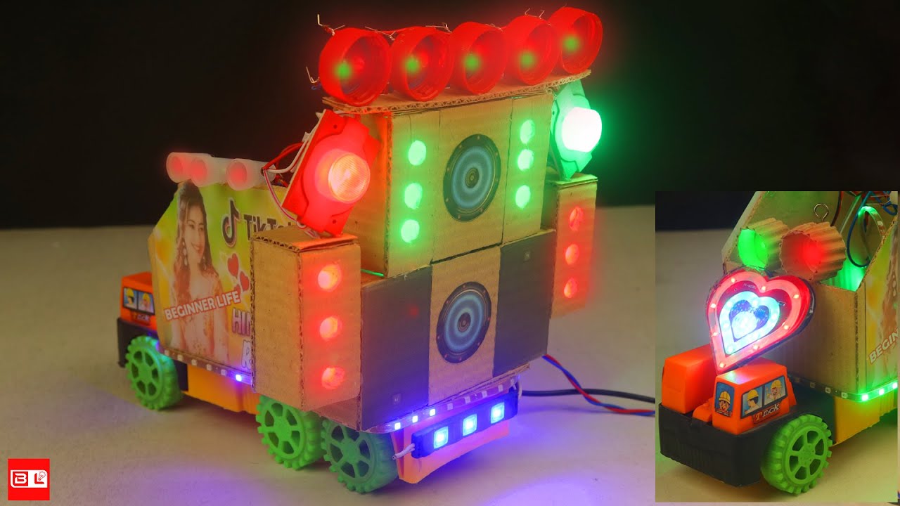 Mini Dj Truck loading at Home | Dj Truck | How to make Small Dj Truck ...