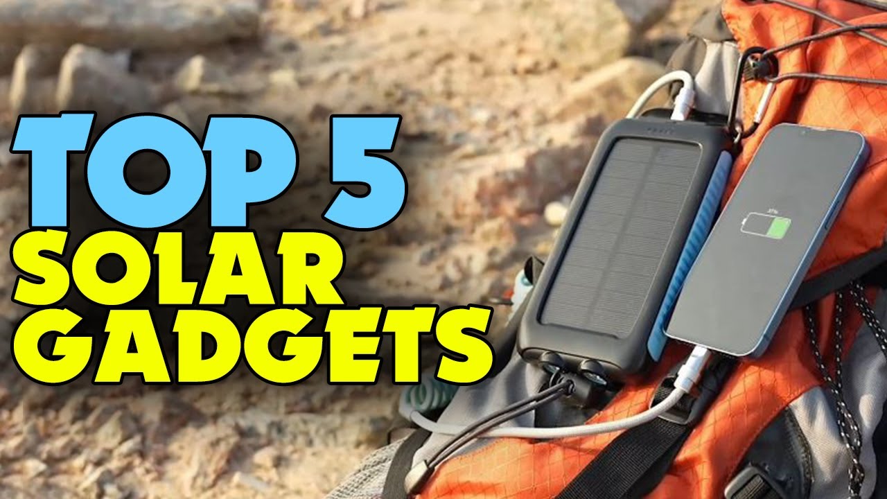 Best Solar Gadgets of 2025 | Eco-Friendly Tech Upgrades - YouTube