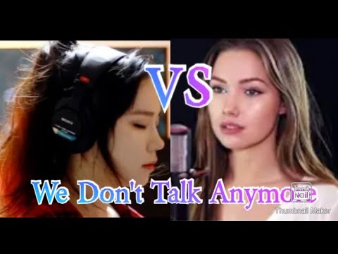 We Don't Talk Anymore song cover. J-Fla vs Sara Farell. Who is batter.