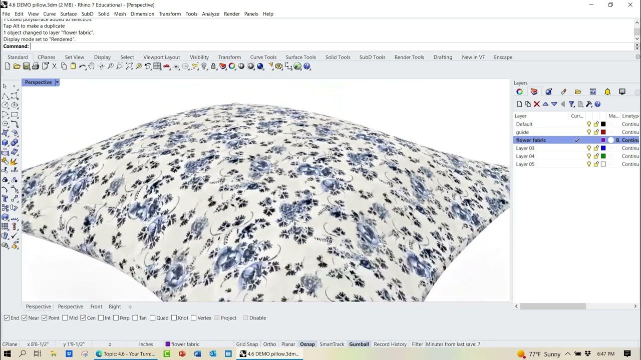 DEMO pillow - YouTube