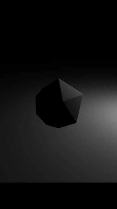 Lambert Shaded Icosahedron Circled by a Point Light - YouTube