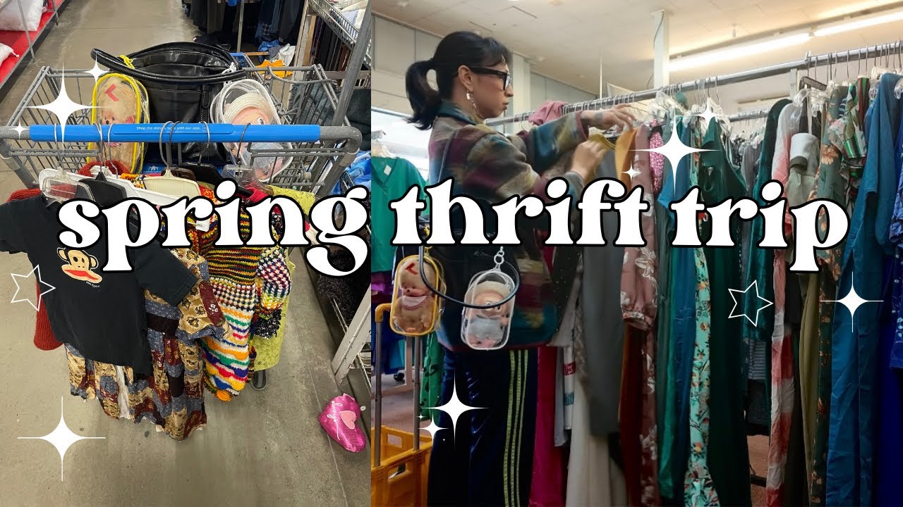 Thrifting for SPRING 6 THRIFT STORES Y2K / 90s Vintage #thriftedfashion ...