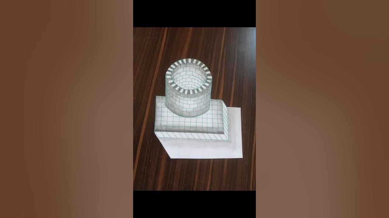 Simple and easy 3D kuwa drawing🤩 #3dartgallery #art #drawing #trendingshorts - YouTube
