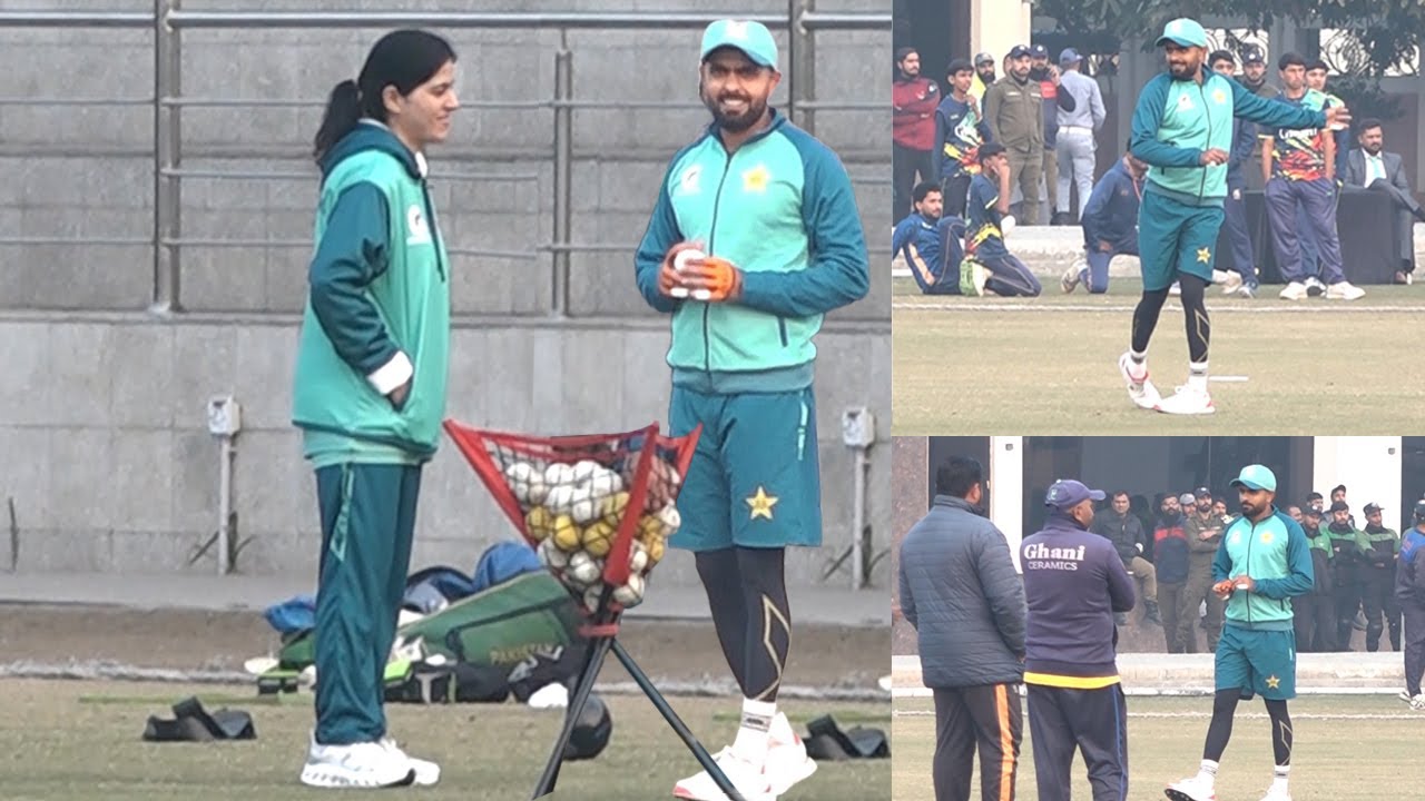 Babar Azam Latest Practice Video | Pak Practice Session - YouTube