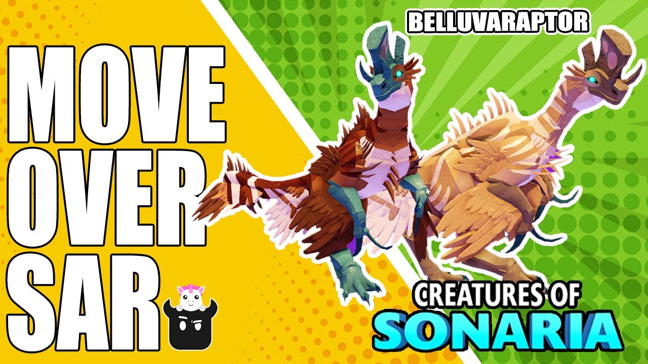 Move Over Sar - Belluvaraptor - Creatures of Sonaria- Roblox - YouTube