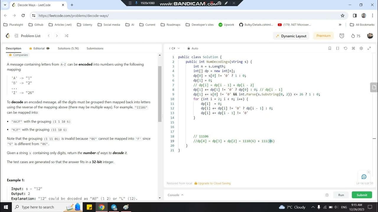 91. Decode Ways (2-qism) - YouTube