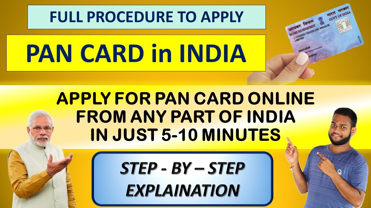 How to apply for PAN Card online in India | PAN card online application ...