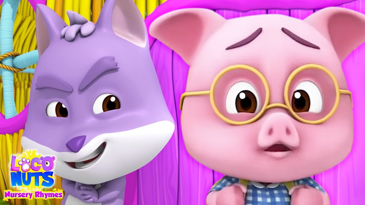 Three Little Pigs And The Big Bad Wolf | Short Stories For Toddler ...