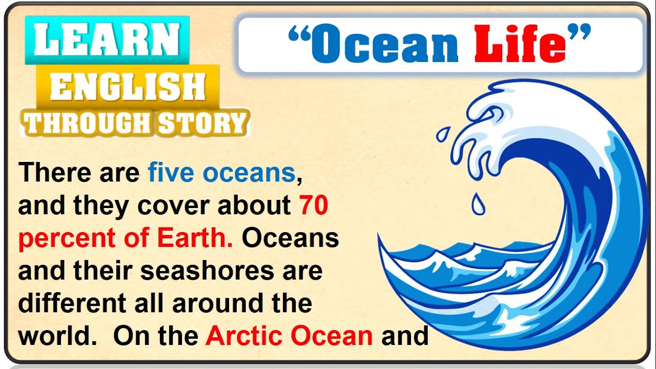 Learn English Through Story 🔥level 1 👍“Ocean Life” | English Listening ...