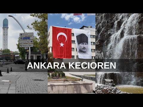 Walking in Kecioren Ankara | Fatih Street to Kecioren Waterfall | 4K City Walk