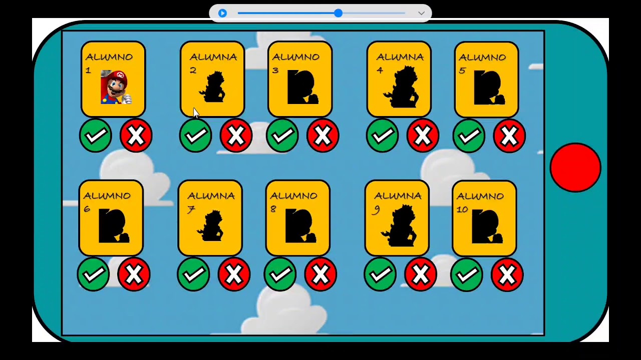 PASE DE LISTA INTERACTIVO EN POWER POINT - YouTube