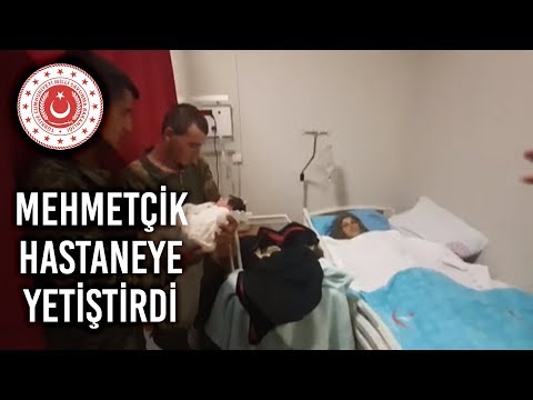 Mehmetçiklerimiz Hastaneye Yetiştirdi, Suriyeli Pınar Bebek Dünyaya Gözlerini Açtı