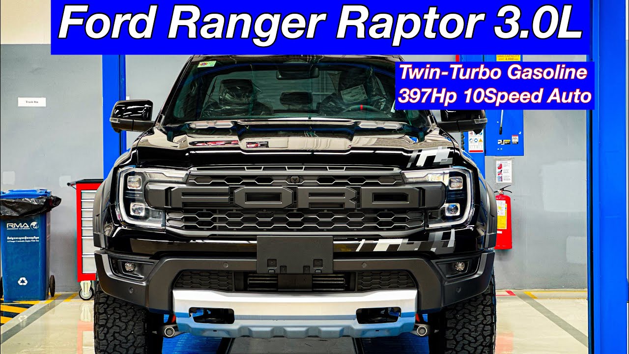 395Hp Ranger Raptor 3.0L Twin-Turbo Mar 2024 Absolute Black 4WD 10Auto ...