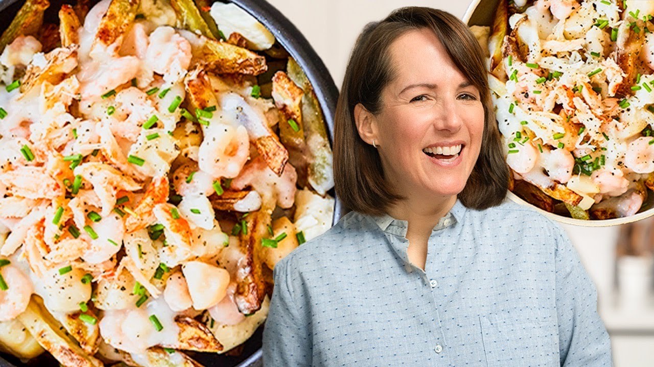 JE REVISITE UN CLASSIQUE QUÉBÉCOIS : LA POUTINE AUX FRUITS DE MER - YouTube