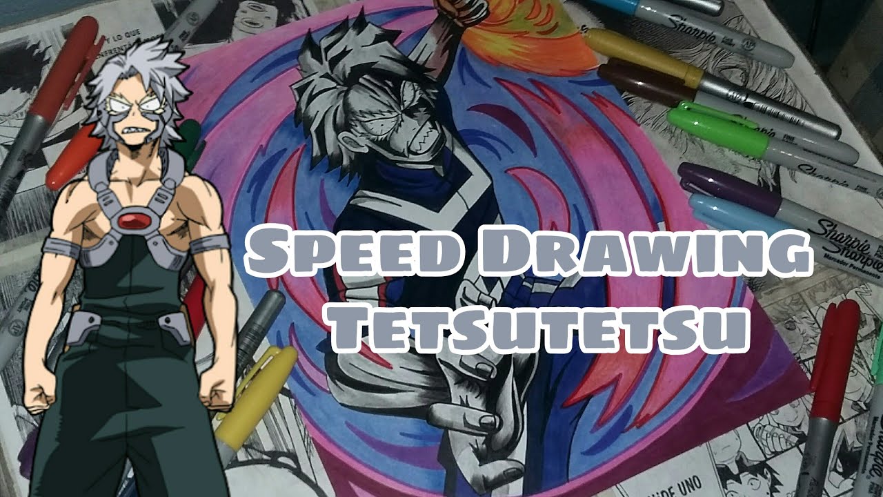Boku No Hero Academia / Speed Drawing Tetsutetsu / Kirishima vs ...