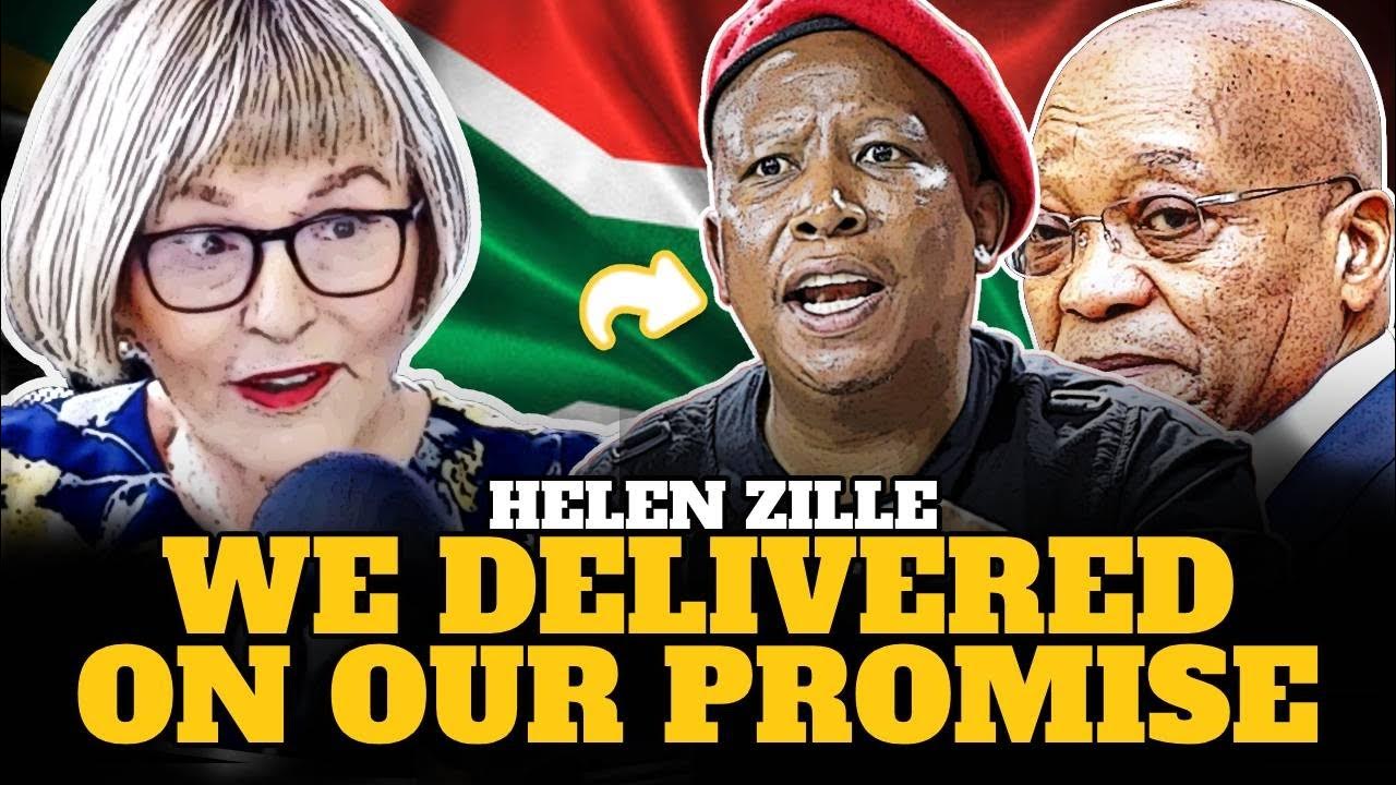 Shocking Truths: Helen Zille Reveals INSIDE STORY of DA's GNU, EFF & Zuma Negotiations - YouTube