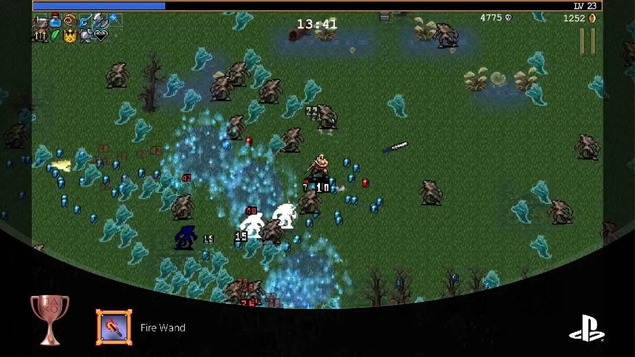 Vampire Survivors Fire Wand (BRONZE) Destroy 20 light sources. # ...