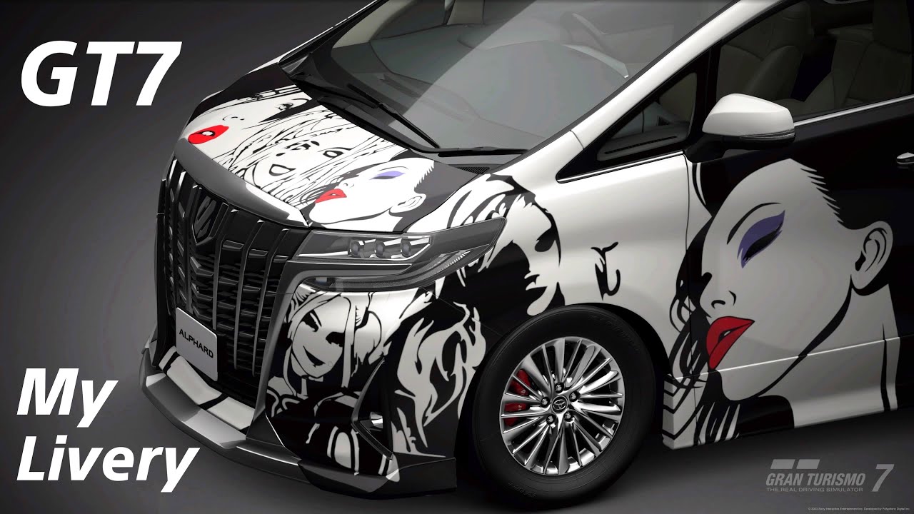 Gran Turismo 7 [PS5] My Livery_ Toyota Alphard_ #Girls are the real ...