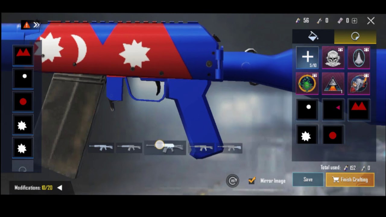 pubg national flag PUBG skin - YouTube