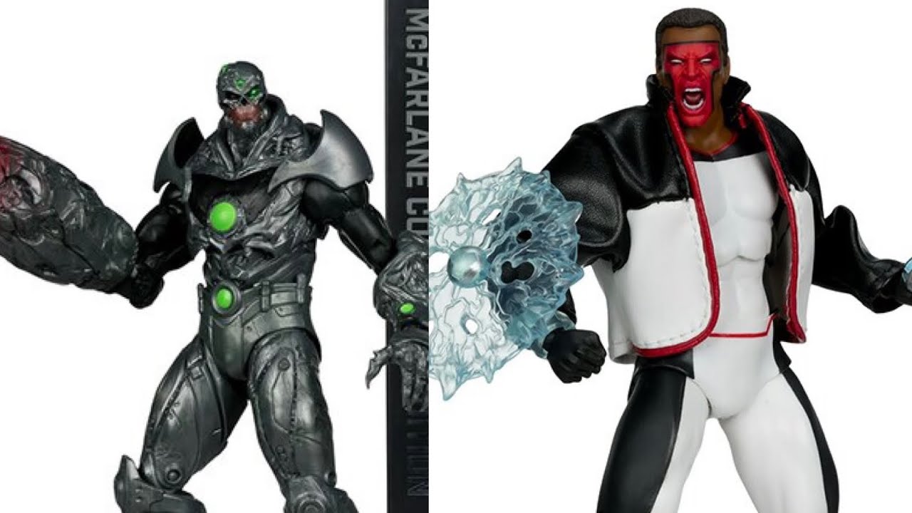 New McFarlane Toys DC Grid & Mr. Terrific action figures Official ...