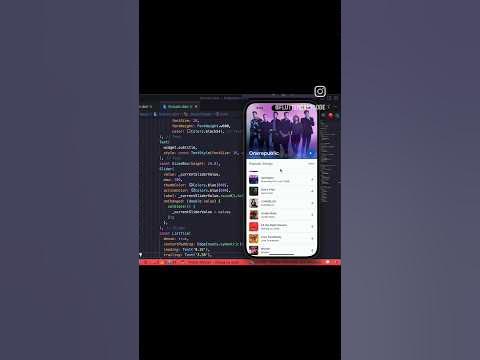 Flutter Music App ui Design 🔥📱 #flutter #coding #flutterdart #dart #ios ...