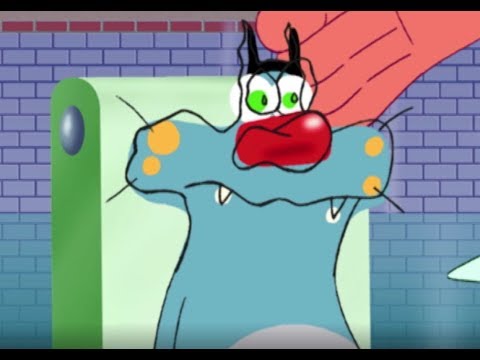 हिंदी Oggy and the Cockroaches - FACE OFF (S01E118) - Hindi Cartoons for Kids