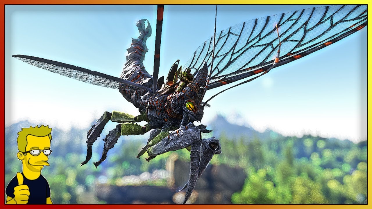 ARK Survival Evolved : New Creature The Rhyniognatha - (The Sky Giga ...