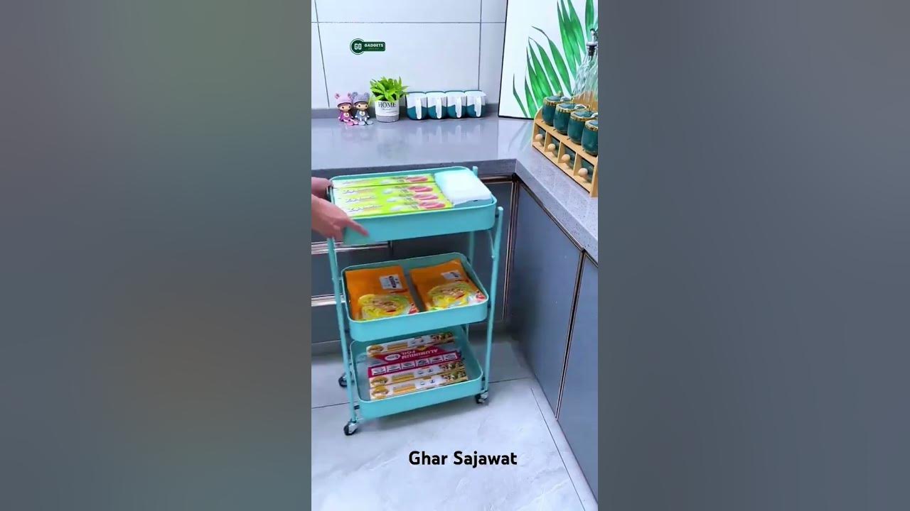 Foldable storage rack - YouTube