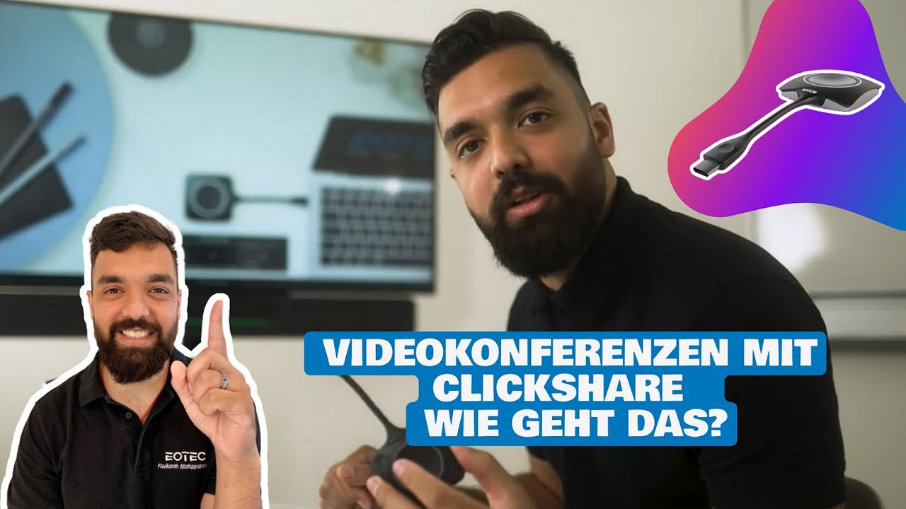 Videokonferenzen mit ClickShare - Wie geht das? - YouTube