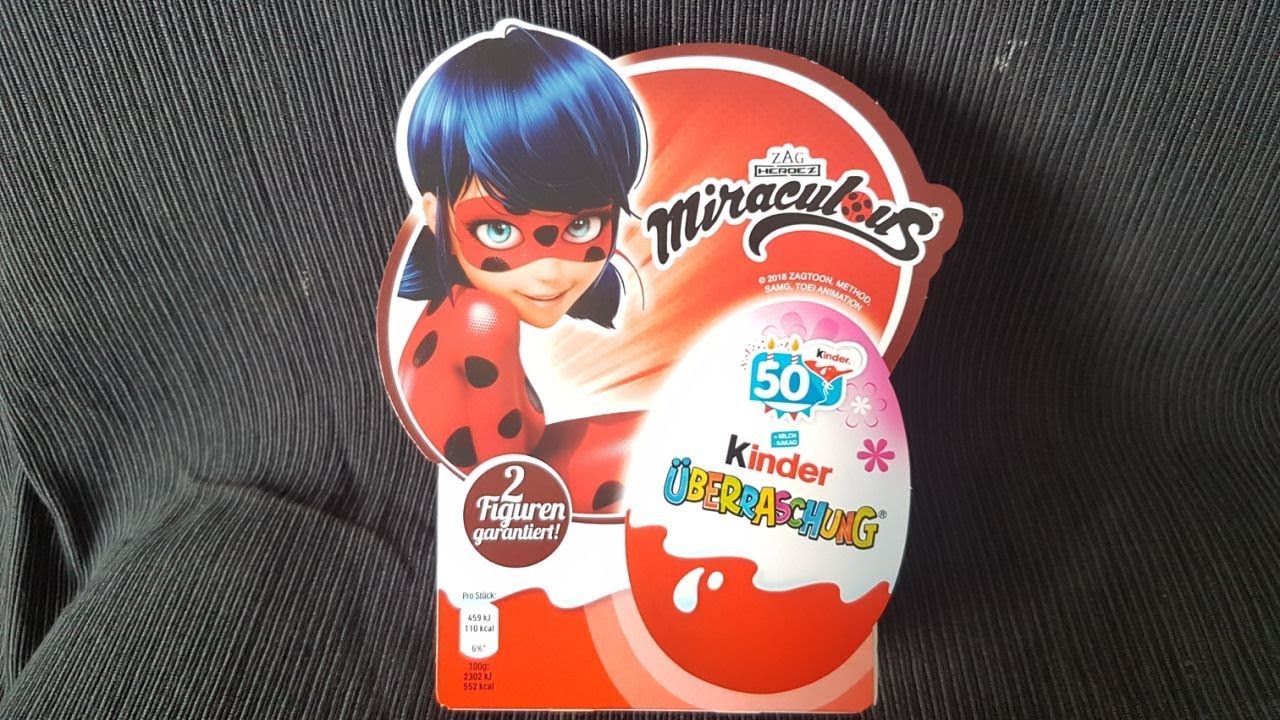 MIRACULOUS: TALES OF LADYBUG & CAT NOIR || Kinder Surprise 2018 ...