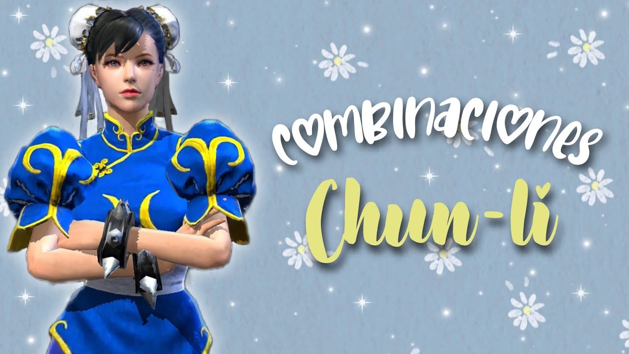 ☁️Las Combinaciones Más Bonitas Con El Set Chun-Li - FREE FIRE ¦ Lily ...