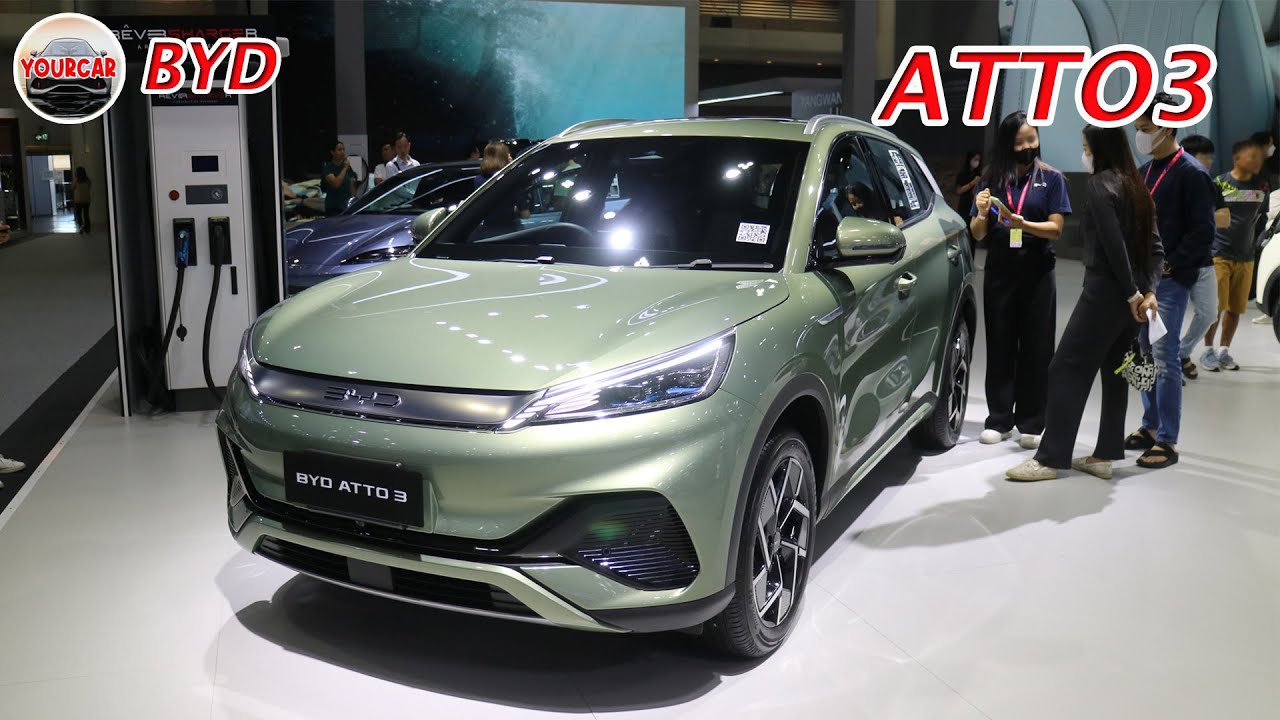 BYD ATTO 3 Extended Range 480KM | Forest Green colour - YouTube