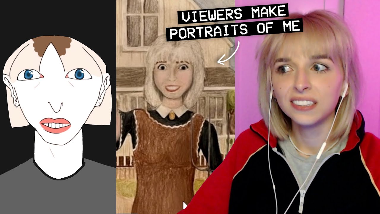 my viewers made MORE portraits of me lol - YouTube