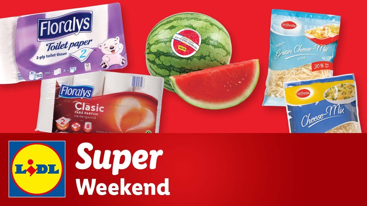 Super Weekend la Lidl • din 29 Iulie 2023 - YouTube