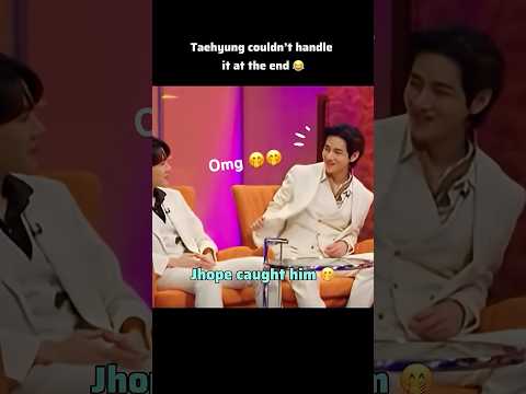 Taejin: Taehyung couldn’t handle it.🤭 #taejin #ytshorts #btsshorts #jin #taehyung