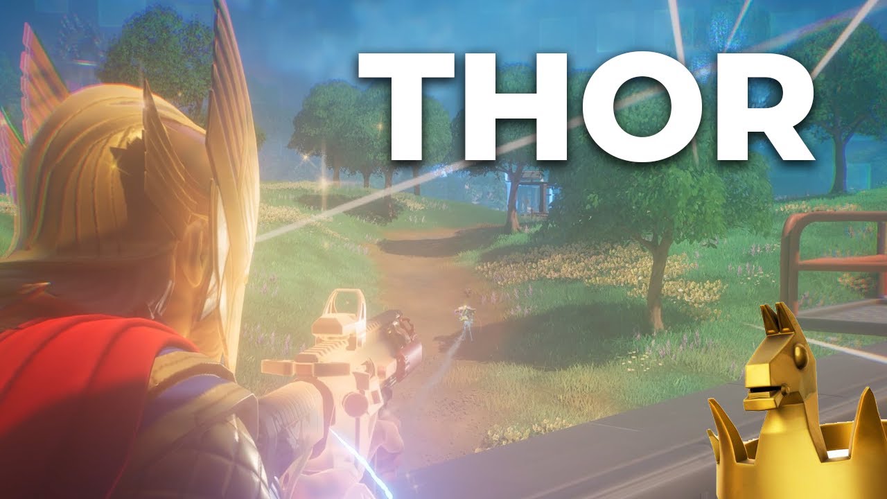 Thor Fortnite Gameplay - Stealing a Crown! - YouTube