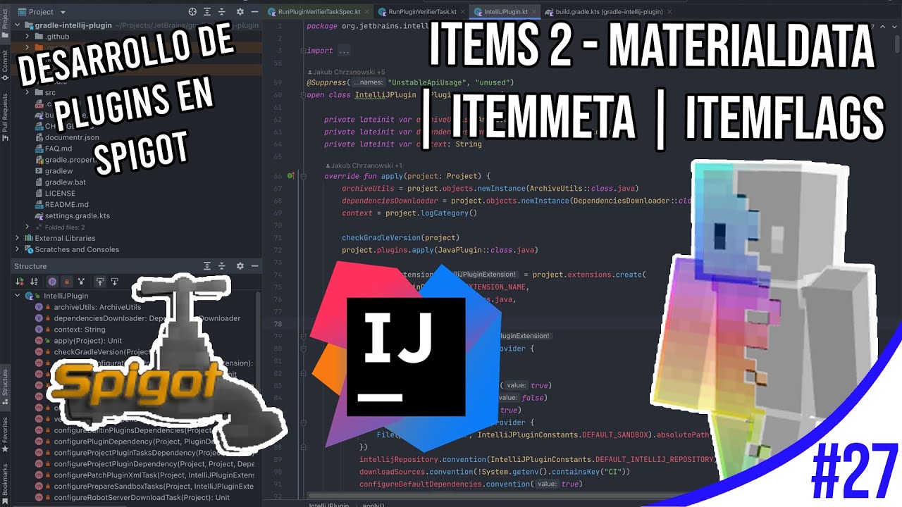ITEMS - II (MaterialData, ItemFlags e ItemMeta) y MULTI-VERSION ...