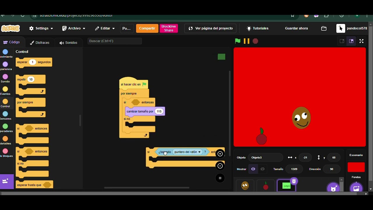 haciendo un pou chafa en Scratch XD - YouTube