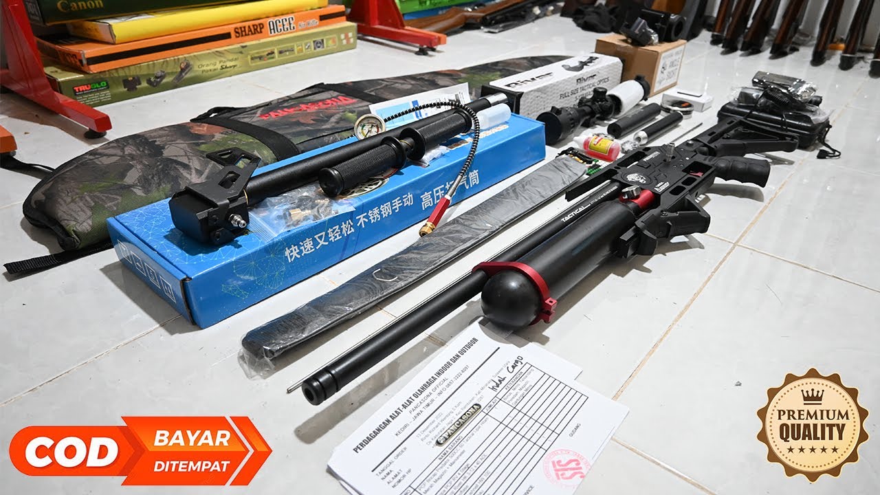 Review harga senapan angin PCP BOCAP PREDATOR FULLSET reques sobat ...