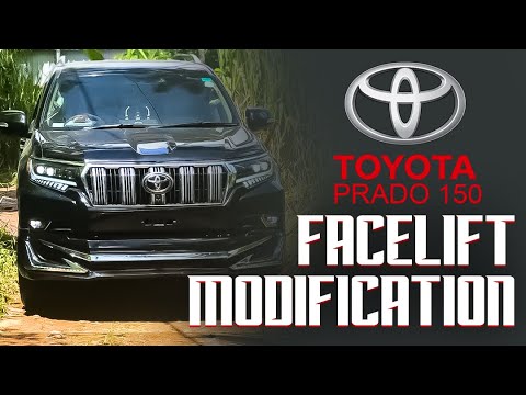 🖤Toyota Land Cruiser #Prado #150 Facelift #modification Modification ...