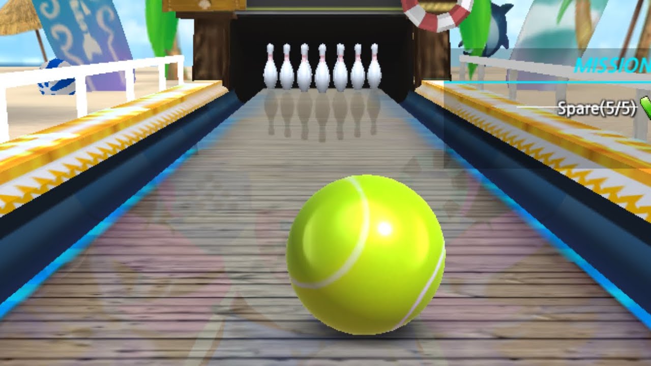 Playing bowling for fun - YouTube