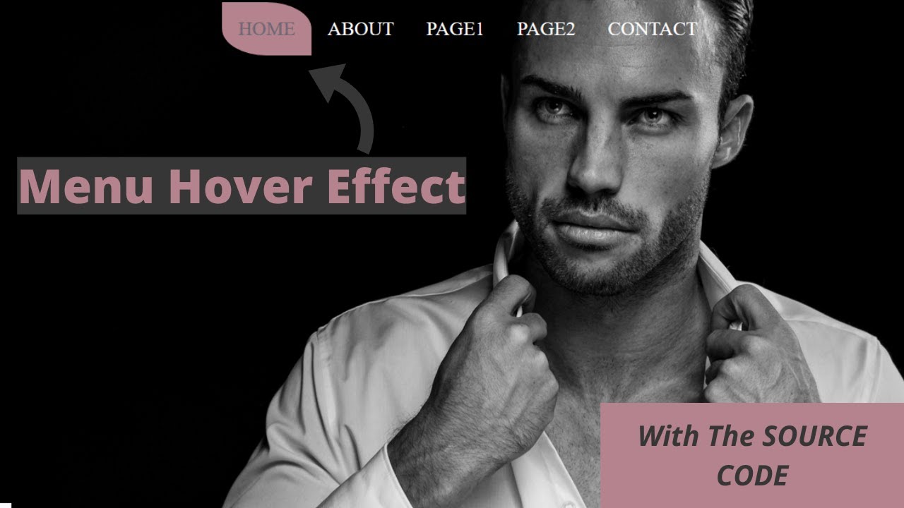 Navigation Hover Effect HTML CSS YouTube navigation-hover-effect-html-css-youtube