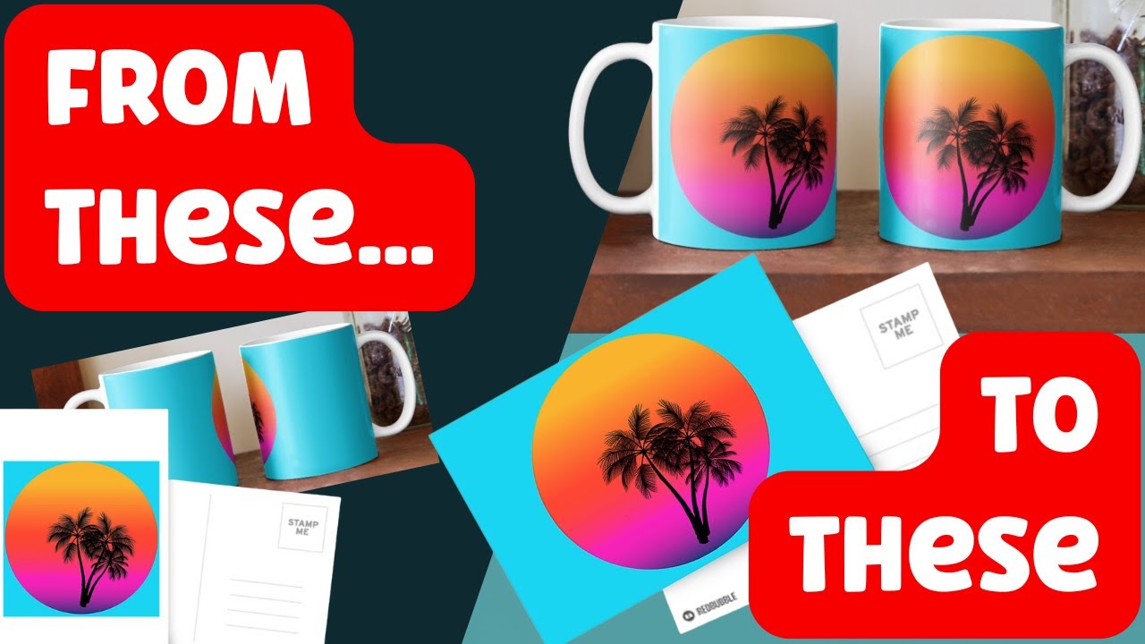 Redbubble Image Sizing Issues SOLVED for mugs, cards and jigsaws - YouTube
