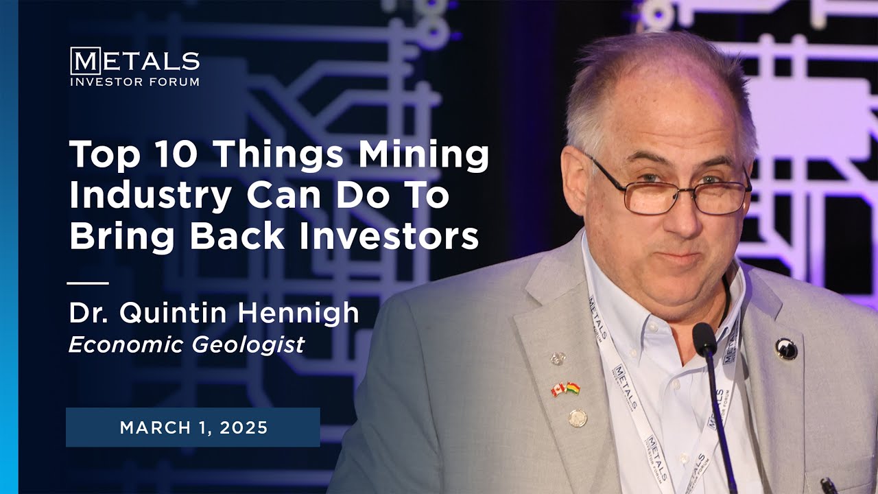 "Top 10 Things...To Bring Investors Back" Dr. Quinton Hennigh presents ...