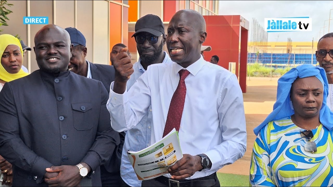 Direct • Dame Mbodj visite les infrastructures de la SOGIP à Diamniadio ...