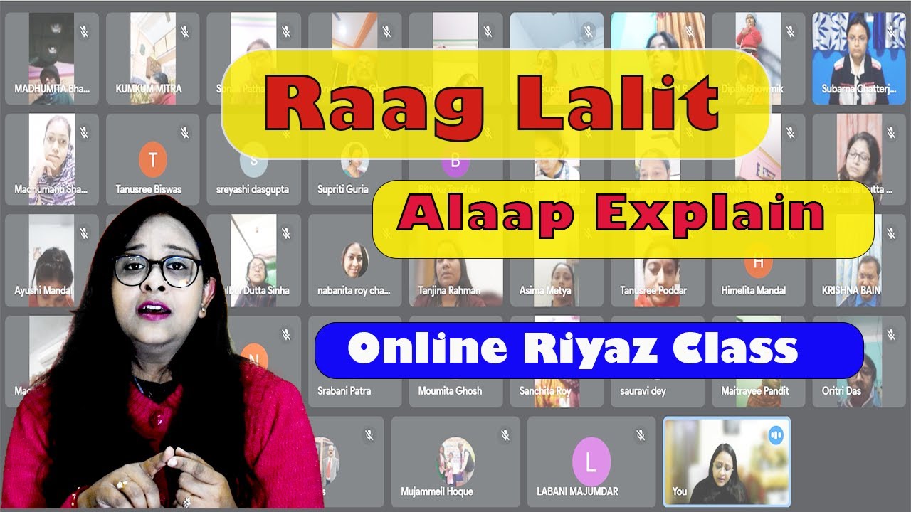 Online class demo |raag Lalit Explain|babli biswas |Raag sikha - YouTube