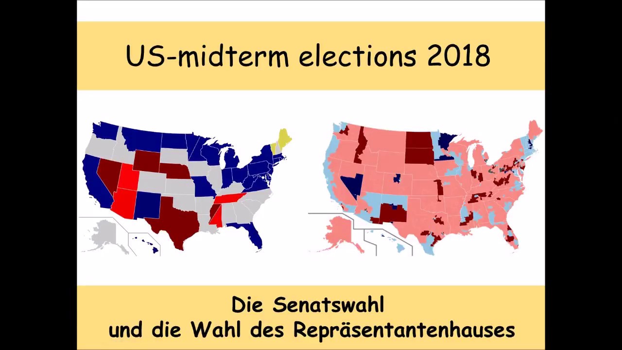 US-midterm-elections 2018: aktueller Trend zur Wahl der Senatoren und ...