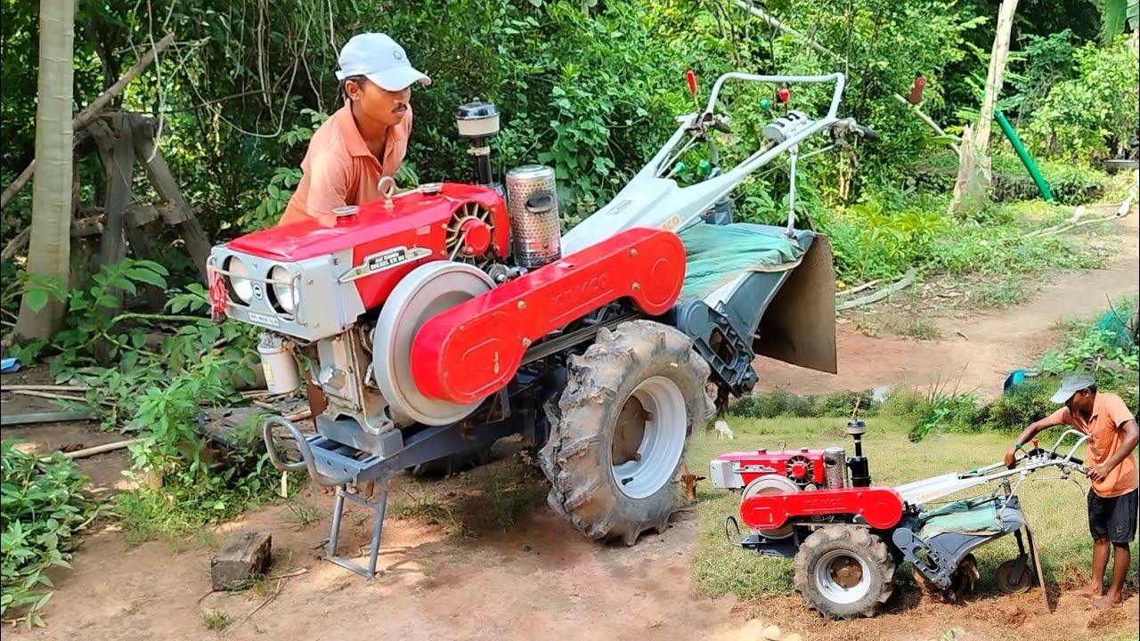 Day-1 Tilling Work For Vegetable Farming || Using Wetland Tynes In ...
