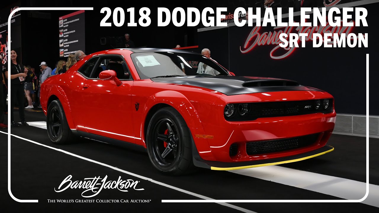SOLD! 2018 Dodge Challenger SRT Demon - BARRETT-JACKSON 2024 PALM BEACH ...