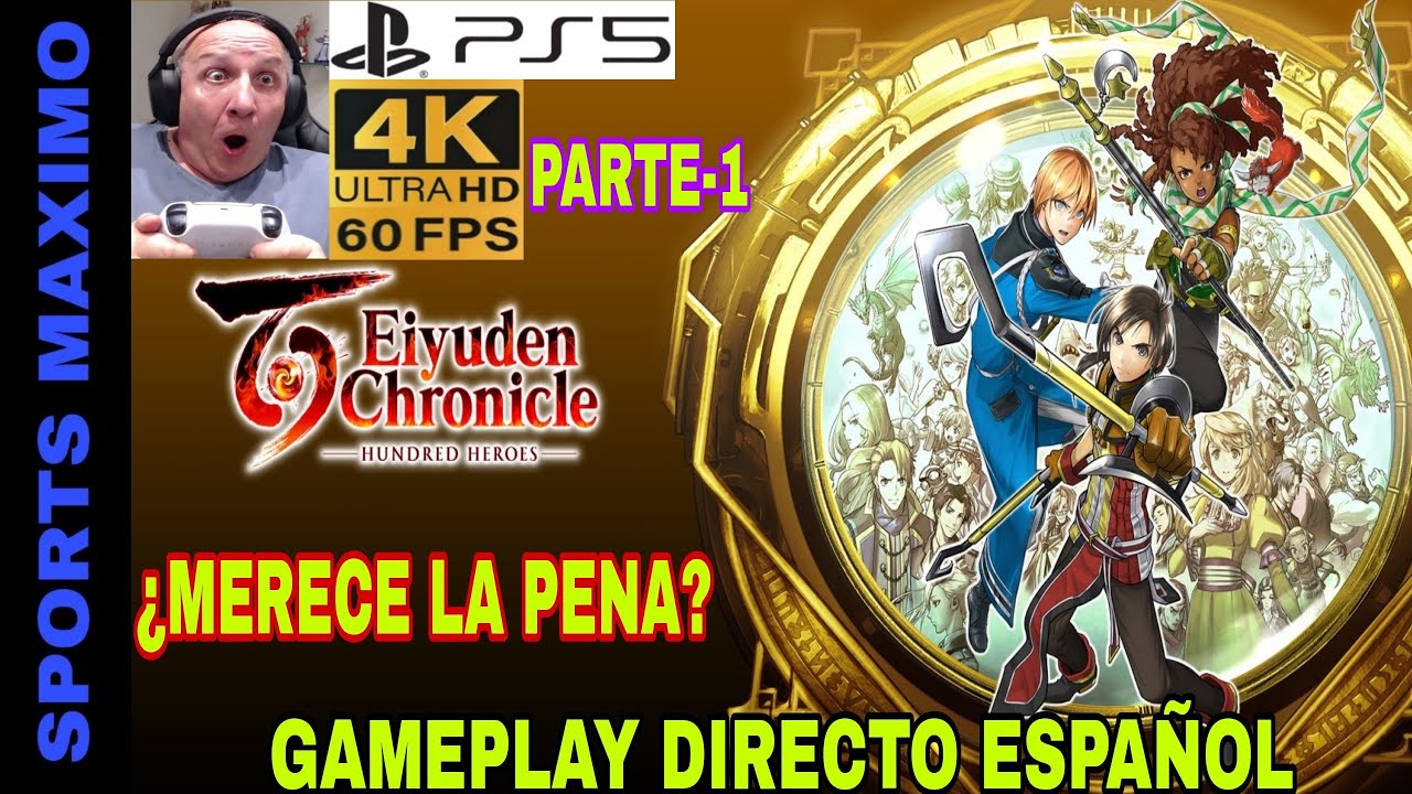 EYUDEN CHRONICLE: HUNDRED HEROES, PARTE-1 (4K-60FPS PS5) GAMEPLAY ...